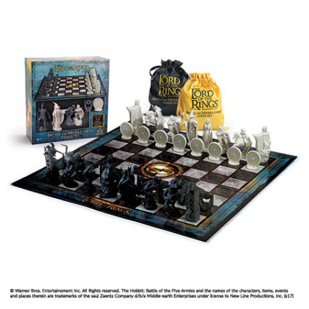Noble Collection - Lord of the rings Chess Set: Battle for Middle-Earth ...