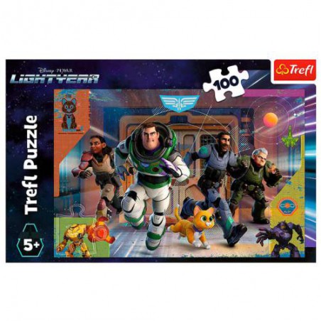 Puzzle -Trefl -Puzzles - "100" - Amazing Buzz Lightyear / Lightyear - Buzz