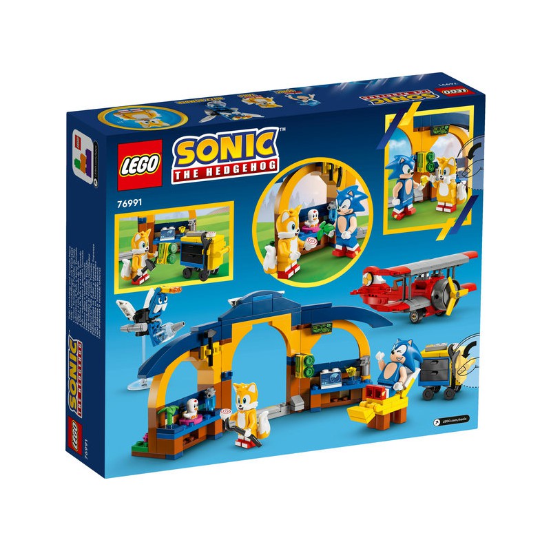 Lego : Sonic the Hedgehog™- 76991 A Oficina de Tails e o Avião Tornado