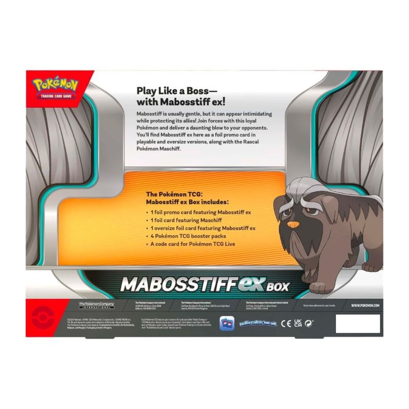 PKM - Pokemon TGC MABOSSTIFF EX BOX - EN