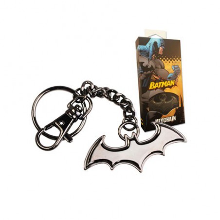 Batman Shaped Logo Keychain (black)