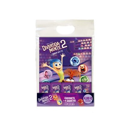 PANINI- INSIDE OUT 2 - STARTER PACK – ÁLBUM + 4 saquetas