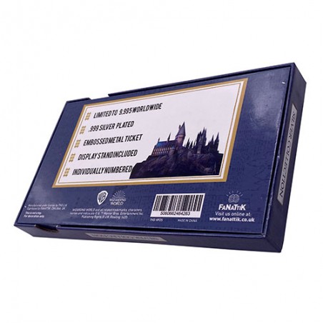 Harry Potter: Hogwarts Train Ticket Limited Edition (silver plated)