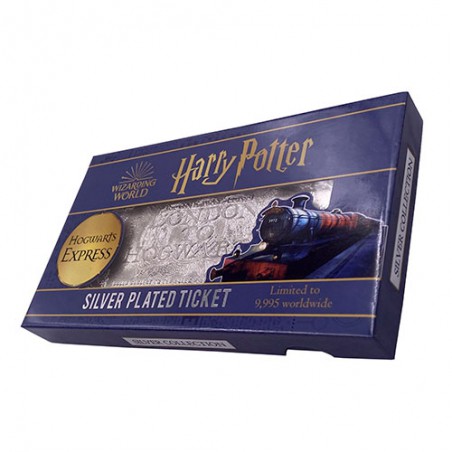 Harry Potter: Hogwarts Train Ticket Limited Edition (silver plated)