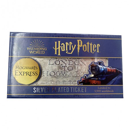Harry Potter: Hogwarts Train Ticket Limited Edition (silver plated)