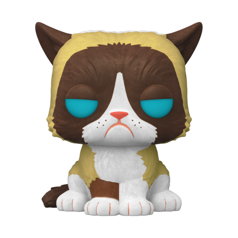POP Funko:POP Icons: Grumpy Cat (Flocked) Special Edition 60